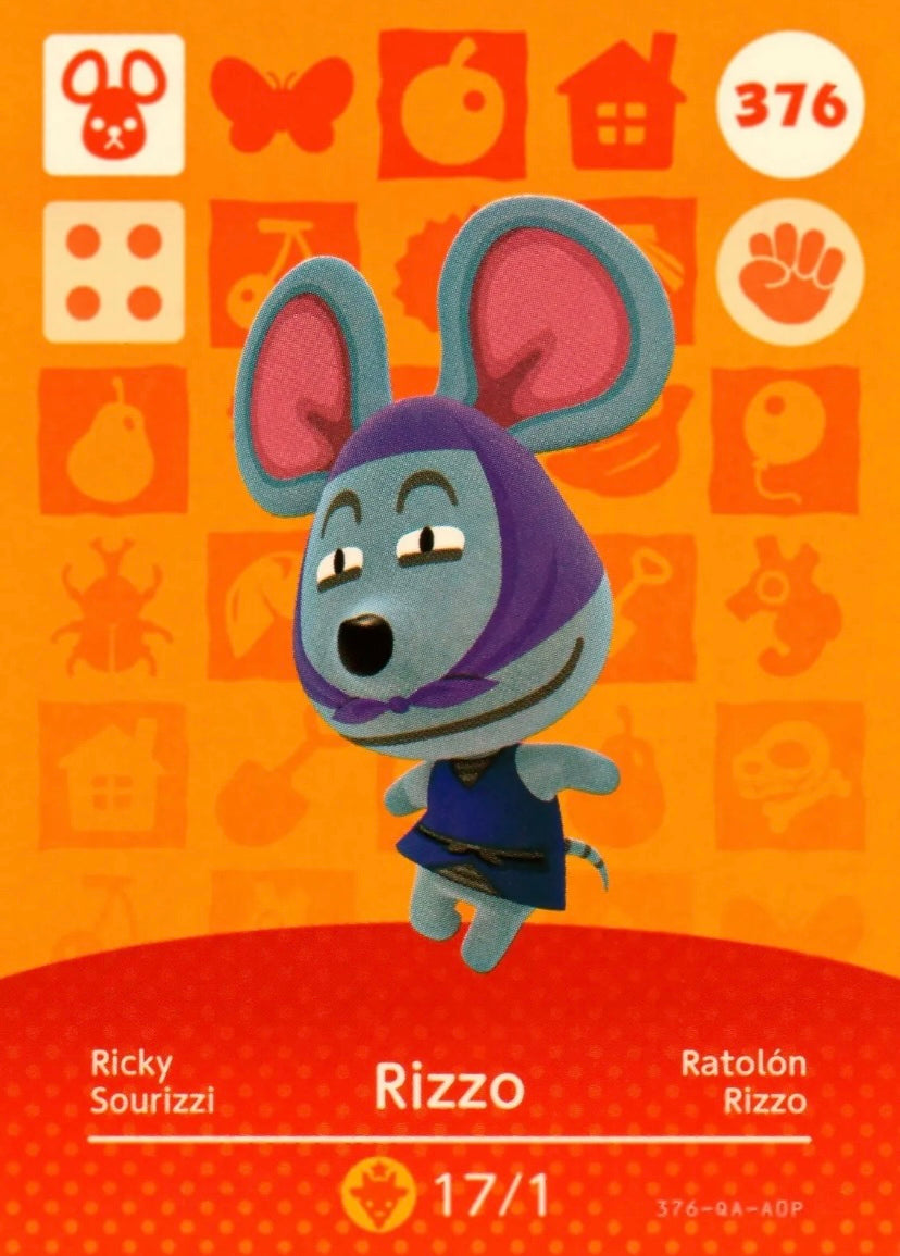 Animal Crossing Amiibo Karte Ricky 376 – cardgames24